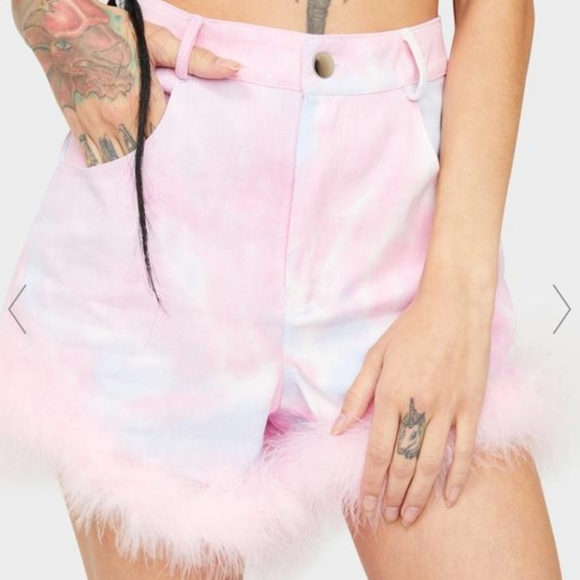 Dolls Kill | Shorts | Princess Treatment Tie Dye Shorts Dollskill ...